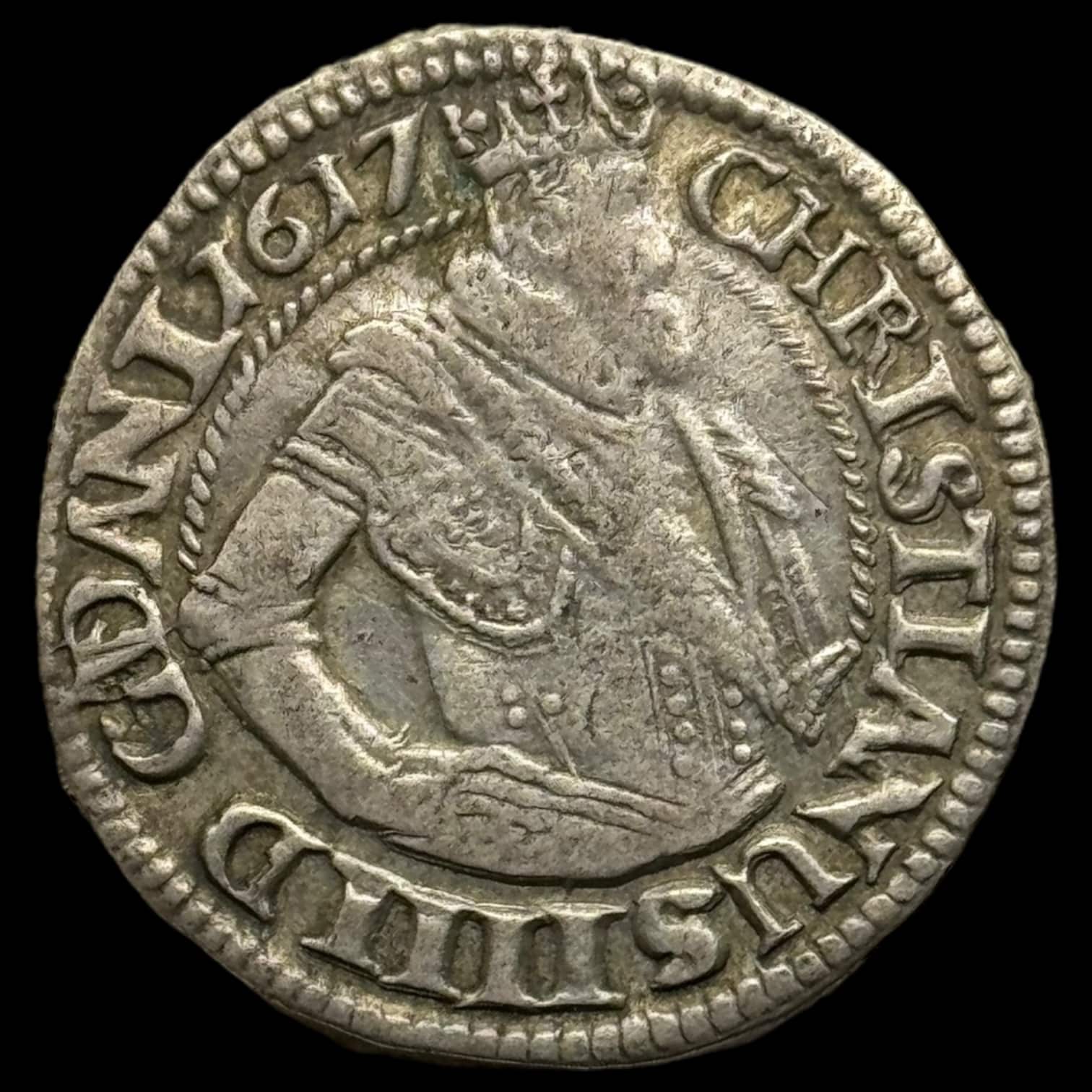 1617 1 Mark Chr.lV Kva. 1-1+ | Westjysk Coins