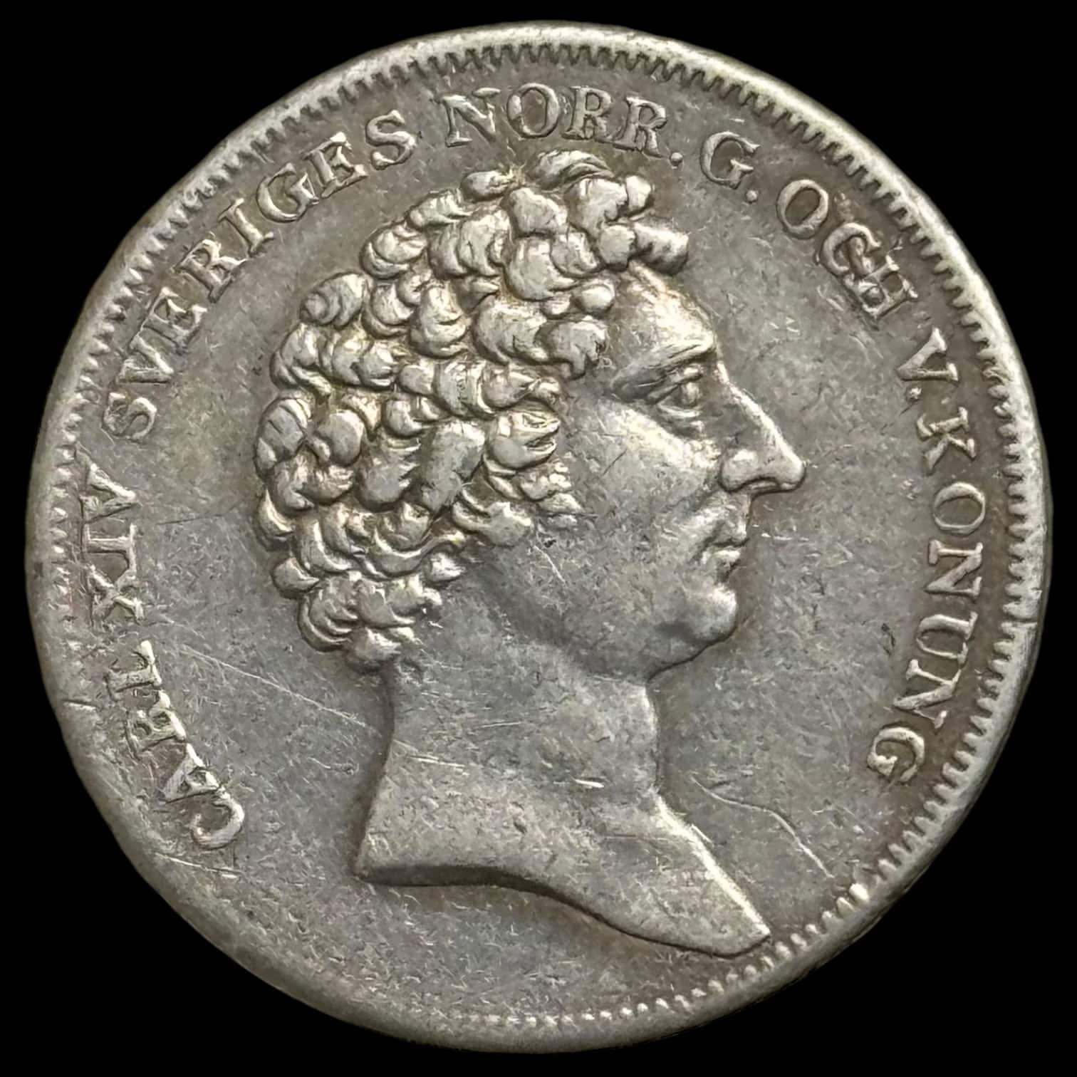 Sverige, 1/4 rigsdaler 1830, Carl XlV, Kva. 1+ | Westjysk Coins