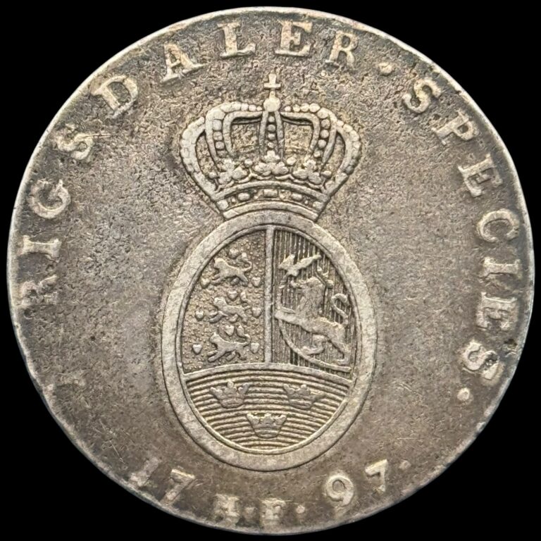 1797 MF, speciedaler, Chr.VII, Altona, Sieg 25.1, Hede 13A, Kva. 1-1 ...